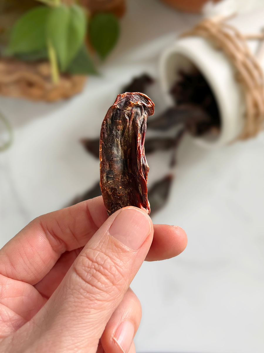 PORK HEART CHIPS FOR DOGS – Drooling Monsters