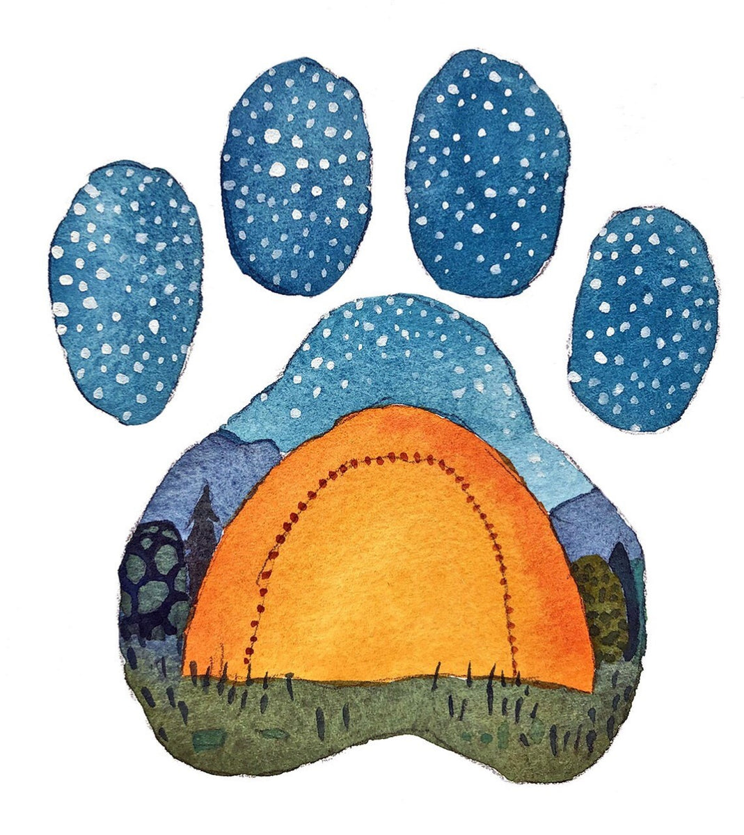 CAMPING WITH DOG – Drooling Monsters